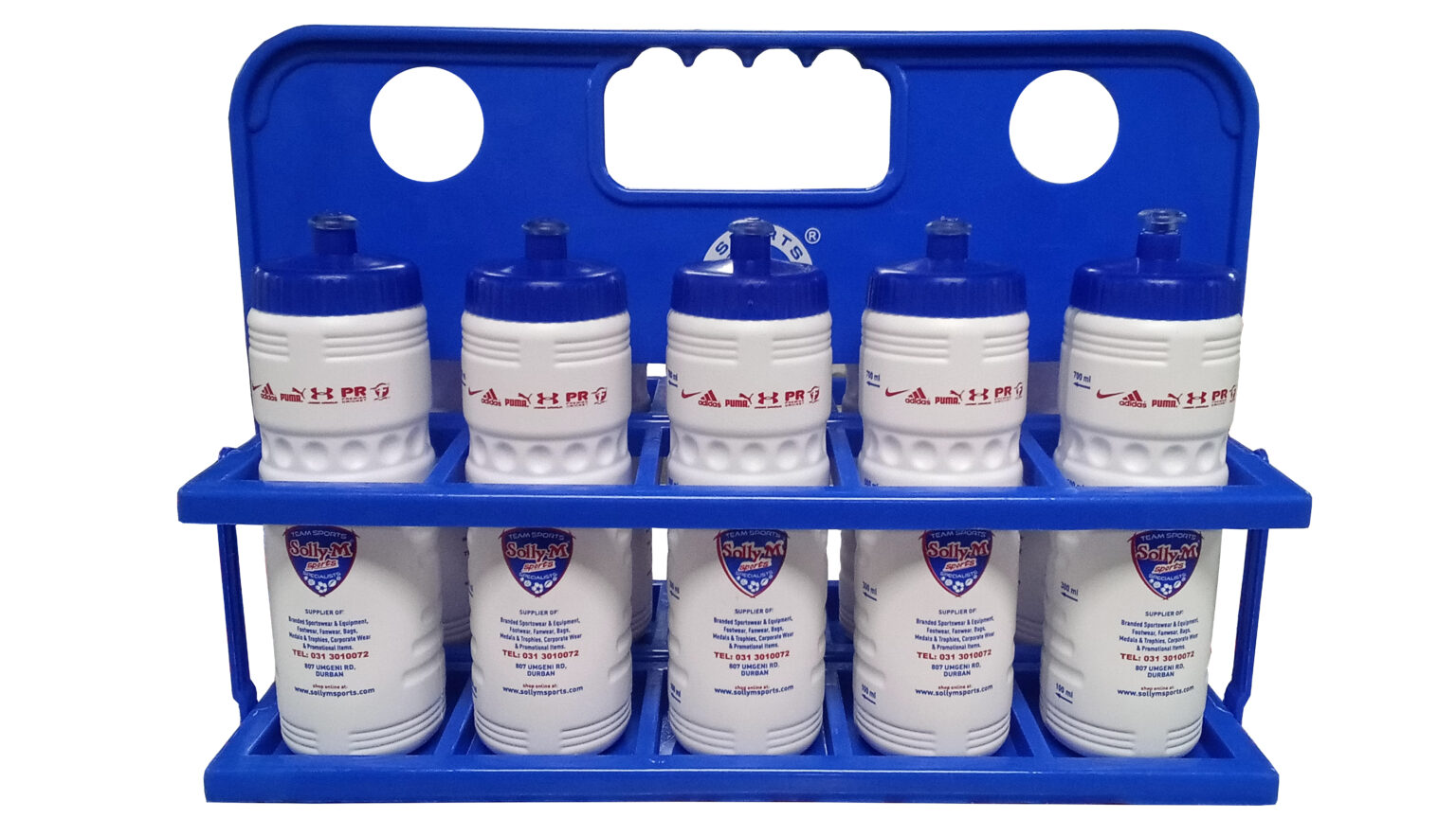 Water Bottle + Carrier – Set of 10 | Solly M Sports Online Store
