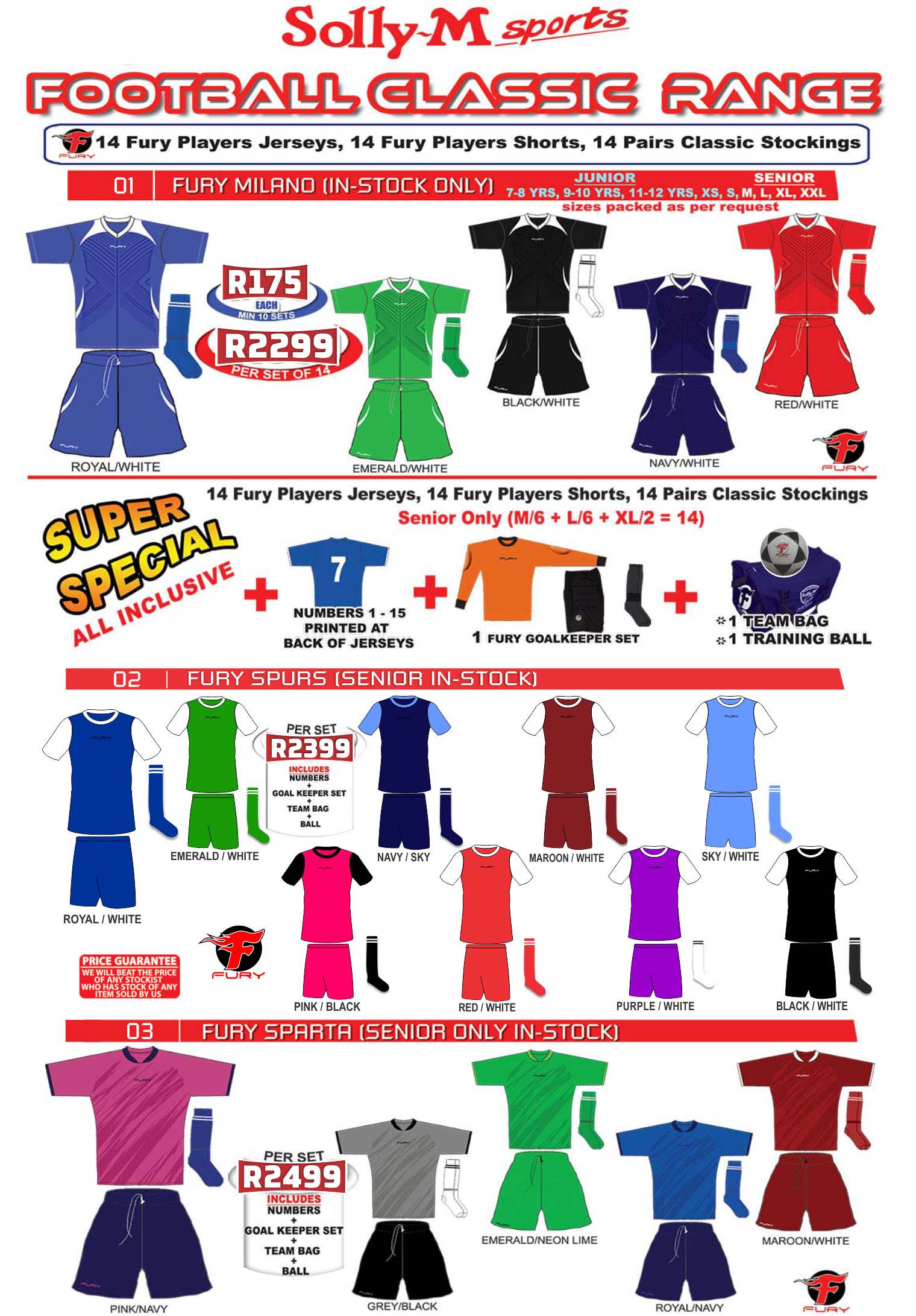 football classic range | Solly M Sports Online Store