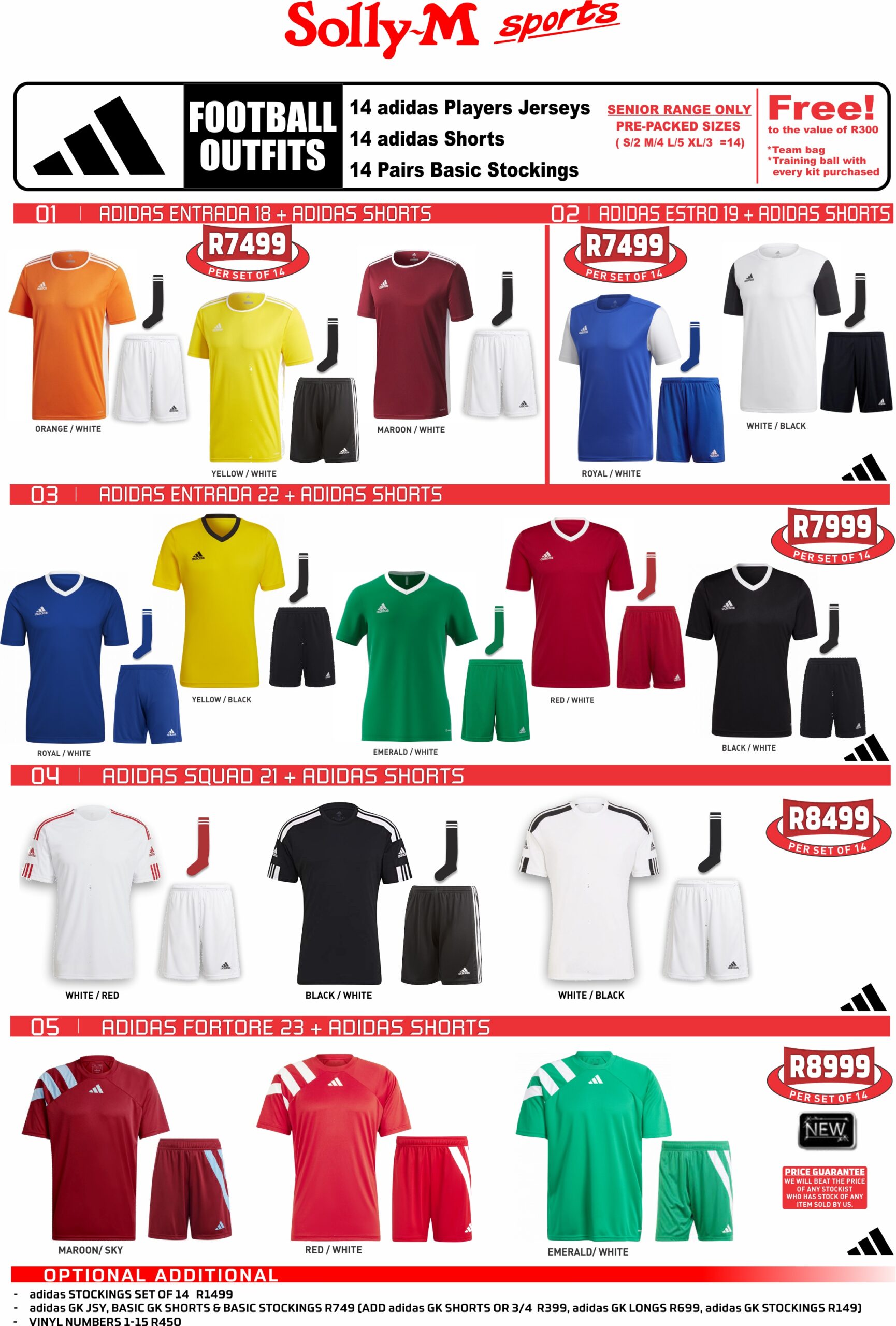 ADIDAS TEAMWEAR SPECIAL 2024 | Solly M Sports Online Store