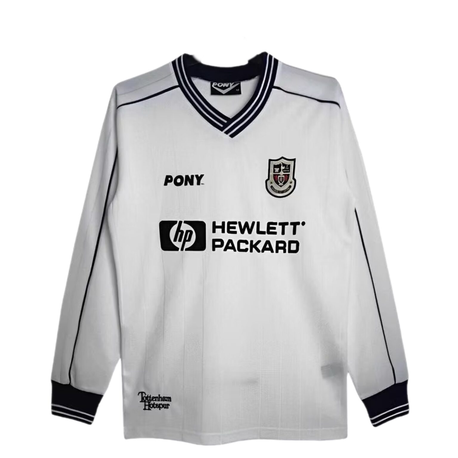 Pony Tottenham Hotspur 1997/1999 Retro Long Sleeve Home Jersey – Mens ...